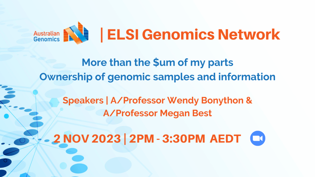 ELSI Genomics Network Seminar - More than the $um of my parts ...